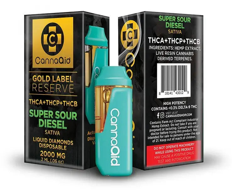 Buy Gold Label Reserve THCA+THCP+THCB Disposable - CannaAid